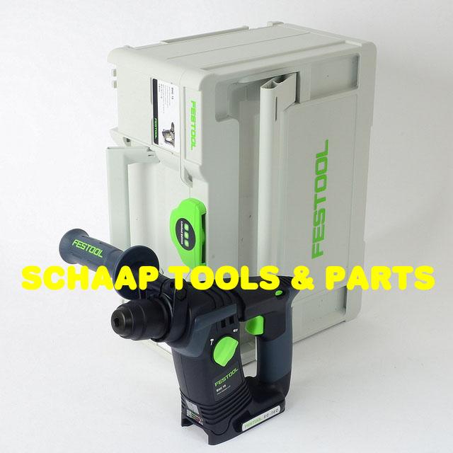 Festool Accu Boorhamer SDS-Plus BHC 18 Li-Basic in SYS3 M 187 | 576511 | Schaap Tools & Parts